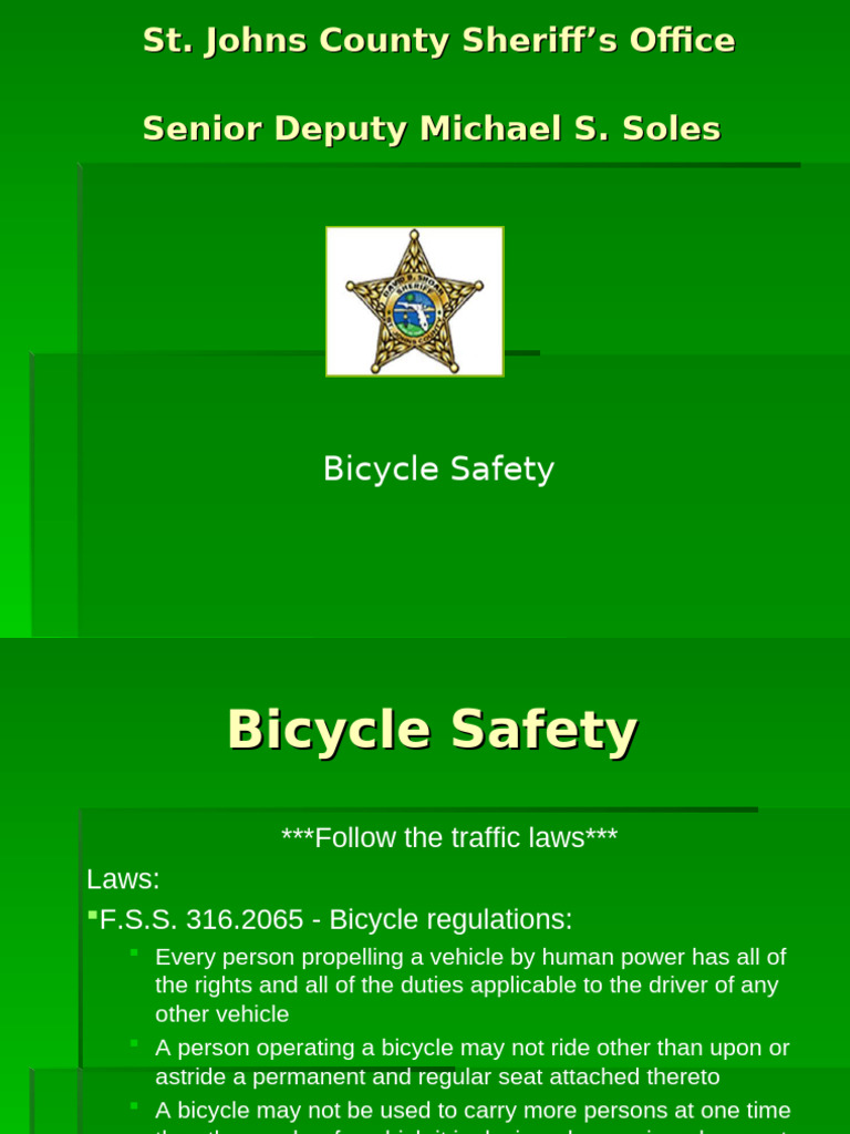 Bicycle Safety | PDF