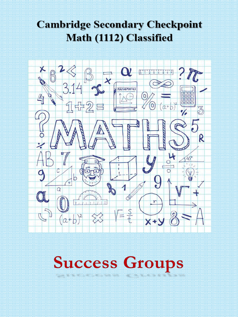Cambridge Checkpoint Math 1112 Guide | PDF | Mathematics
