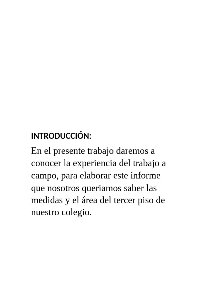 Informe de Geometría 2do Sec | PDF