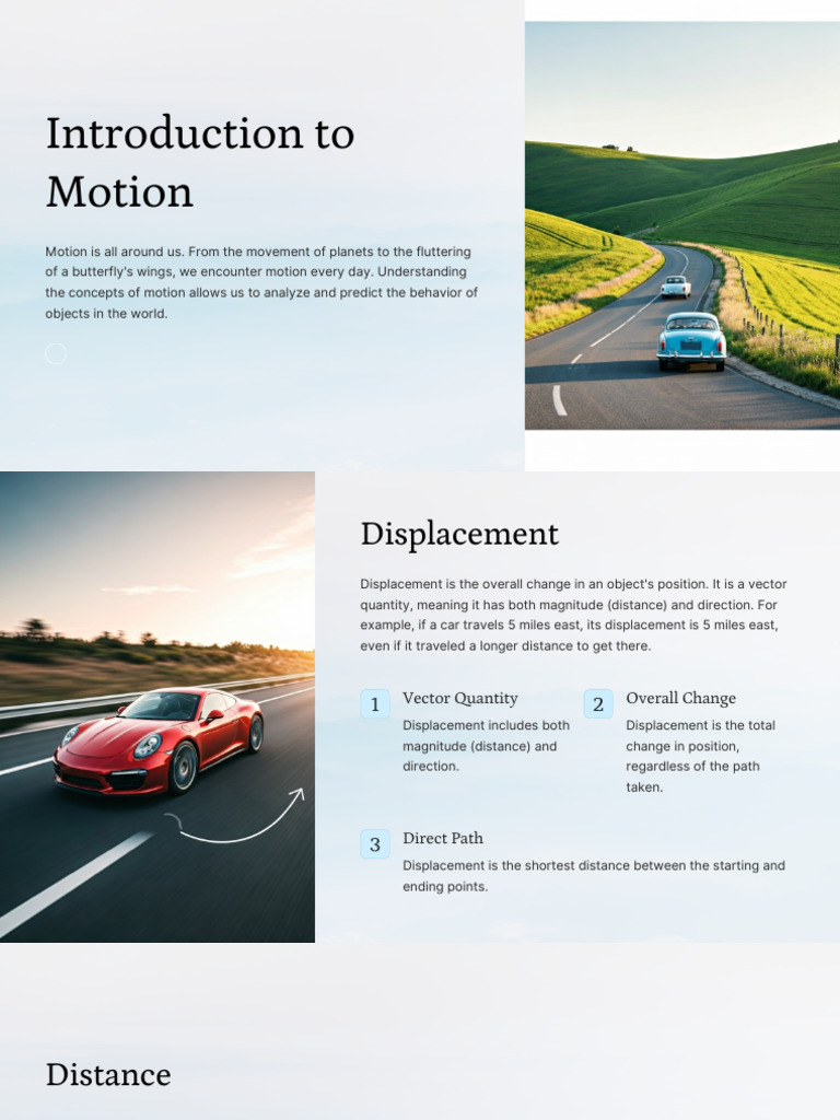 Introduction To Motion | PDF