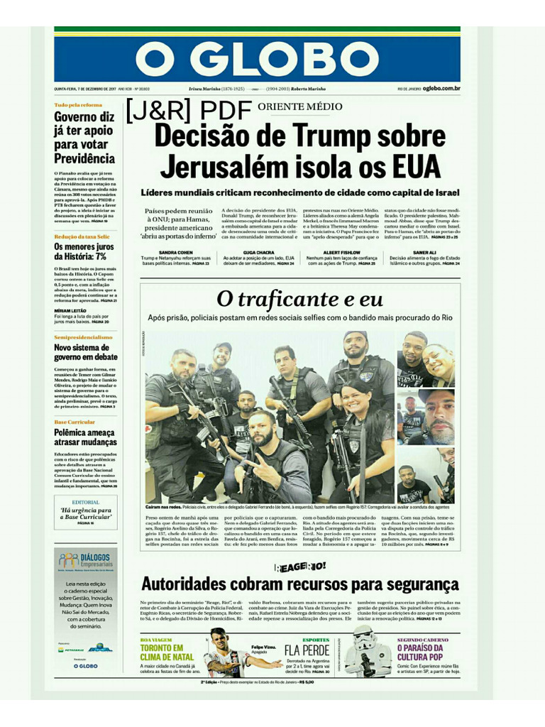 (J&R) O Globo 071217 | PDF