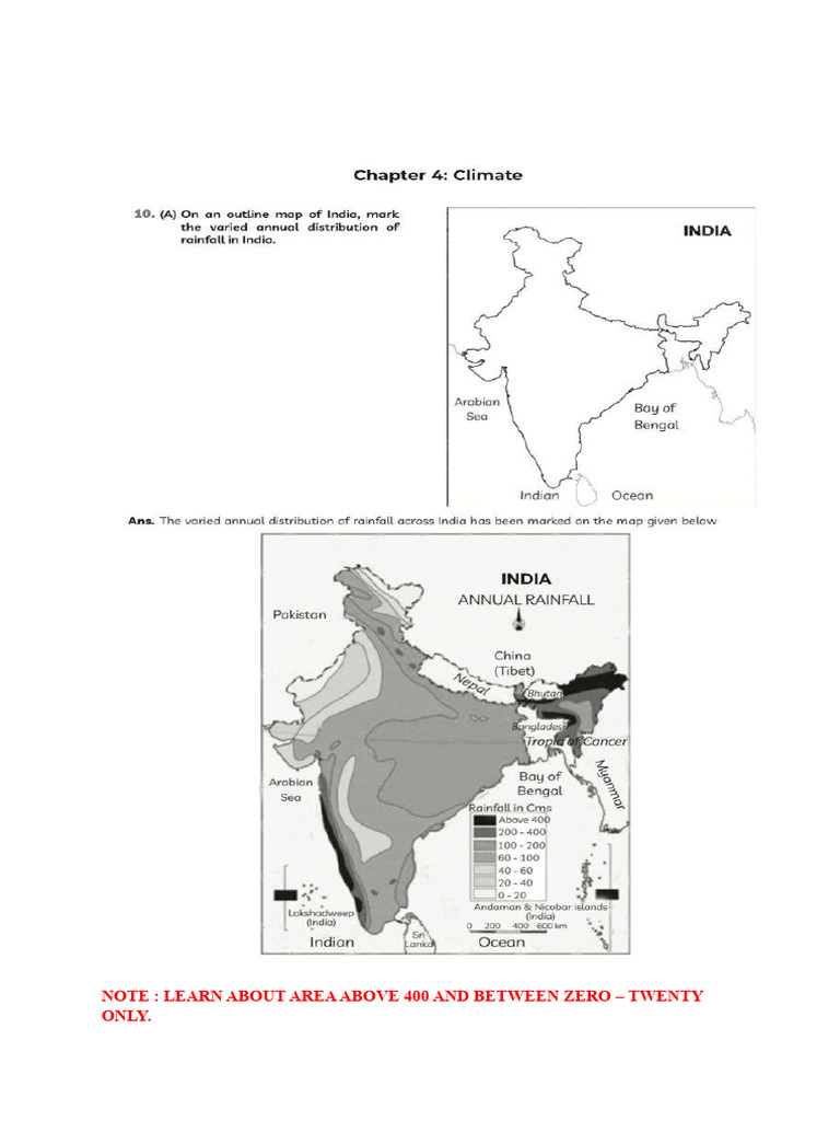 Class 9-Chapter-Climate-Map | PDF