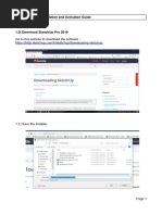 1001bit Pro Installation Guide | PDF | Sketch Up | Installation (Computer Programs)