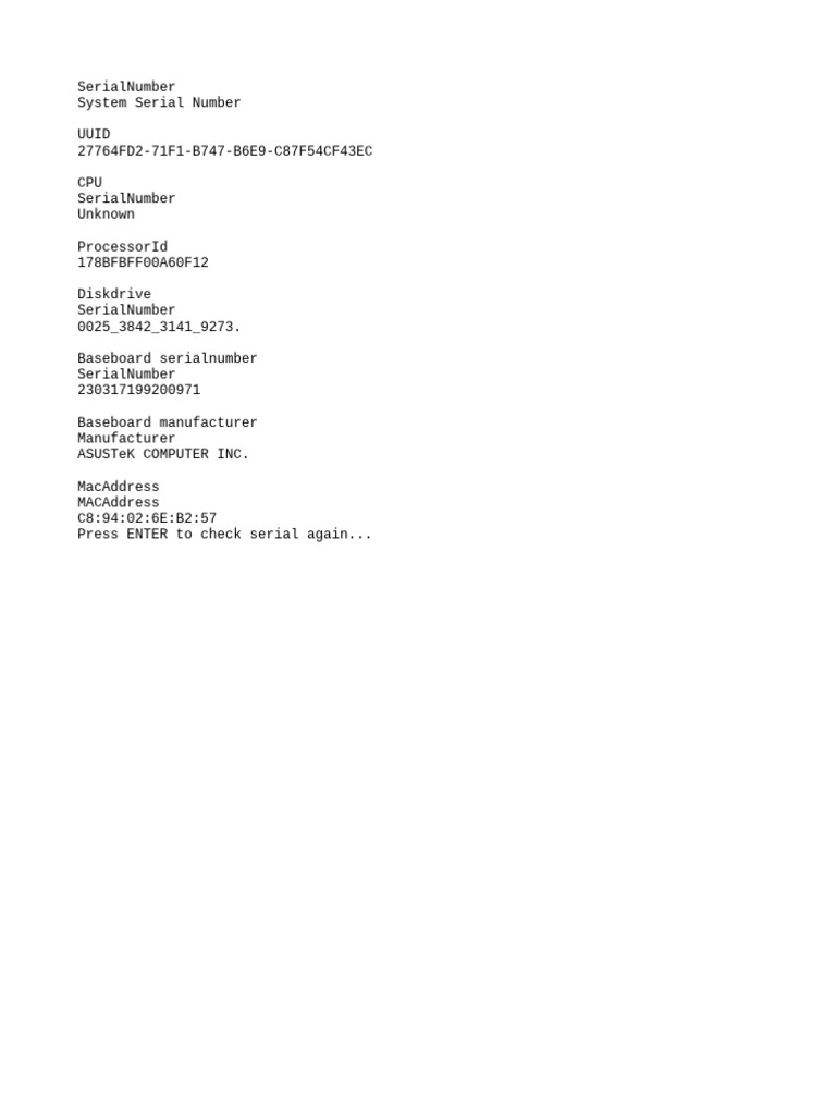 Old Serials | PDF