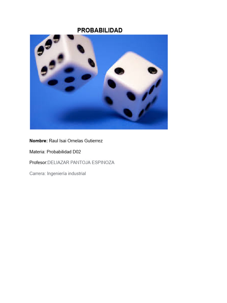 Probabilidad y Estadistica | PDF