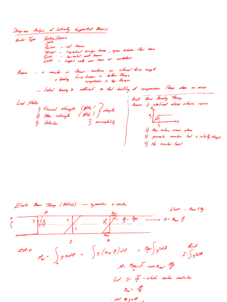 Flexure Lecture Notes | PDF