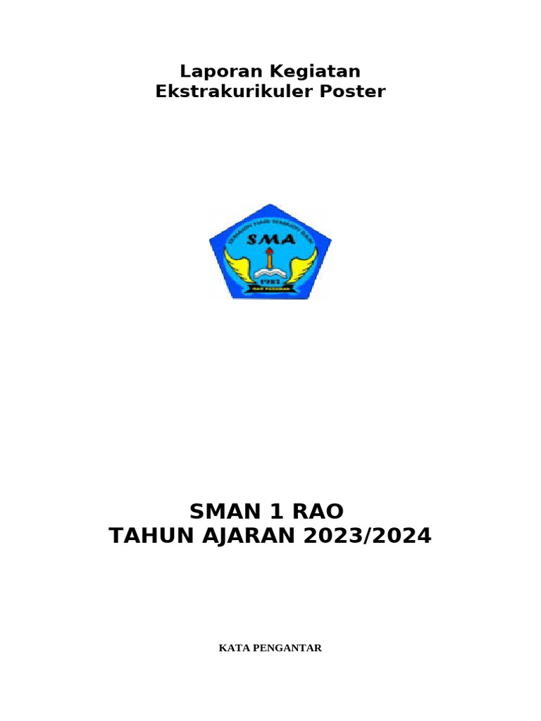 Laporan Ekstra Poster 2024 | PDF