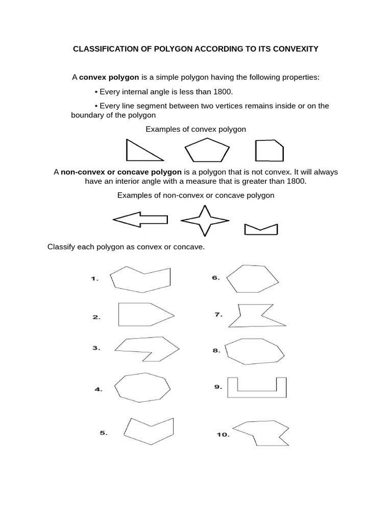 As5-Classification of Polygon According To Its Convexity | PDF