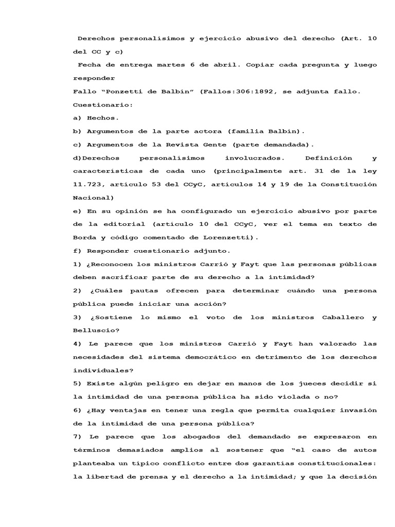 TP Balbín | PDF