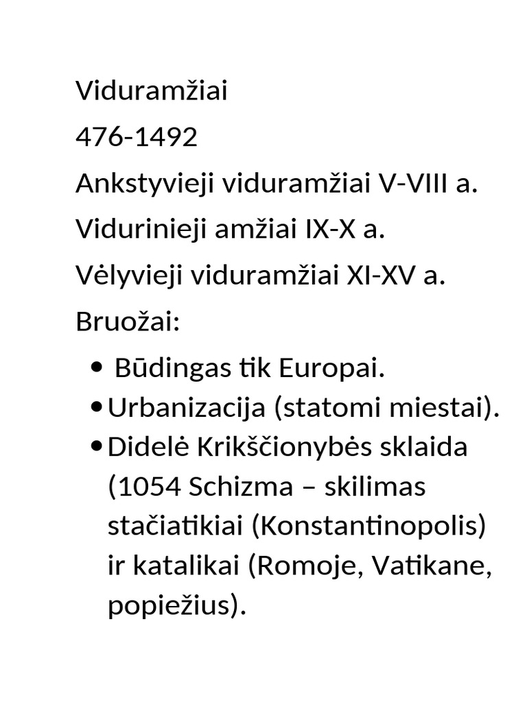 Viduramziu Ivadas Suskirstymas Grupemis Pristatymams | PDF