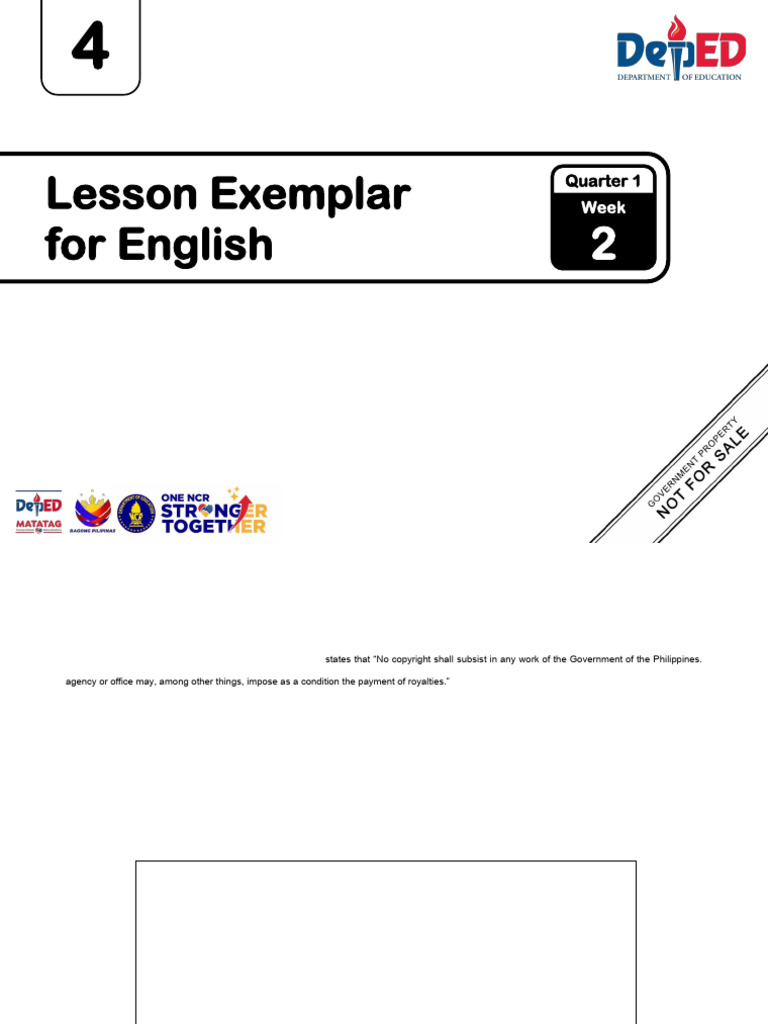 LE G4 English Q1 Wk2 | PDF