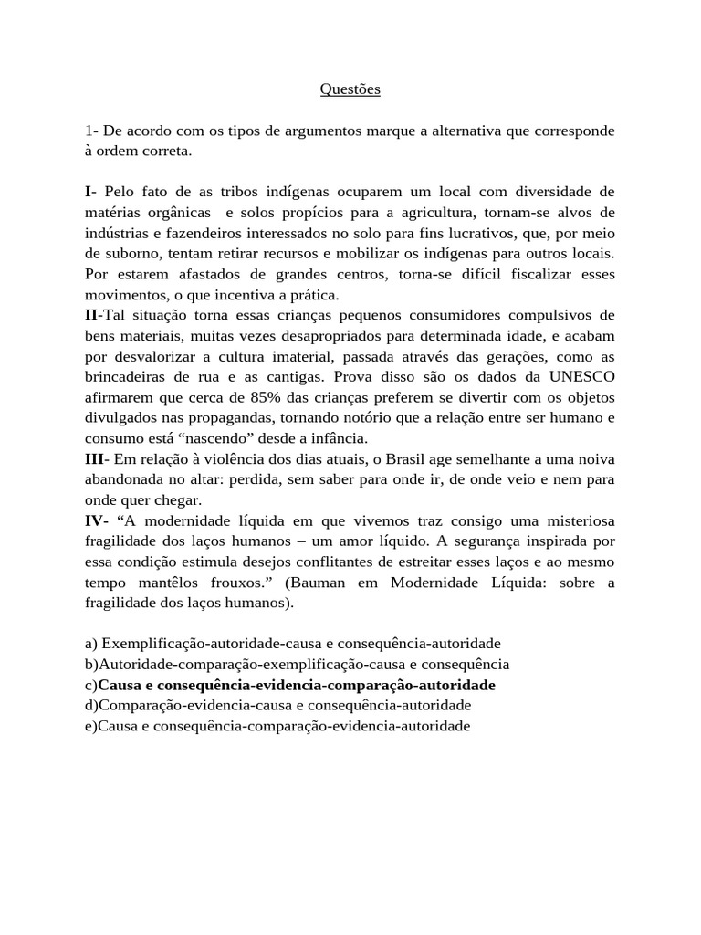 Questões 1° Semestre - CETI Desembargador Pedro Sá.3 | PDF