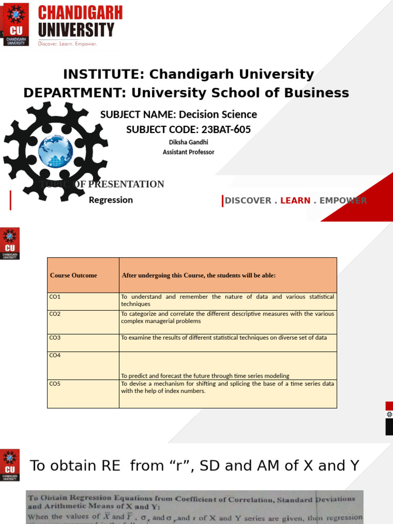 Lecture-11 Case Study Re Est-4 (From R, SD) | PDF | Regression Analysis ...