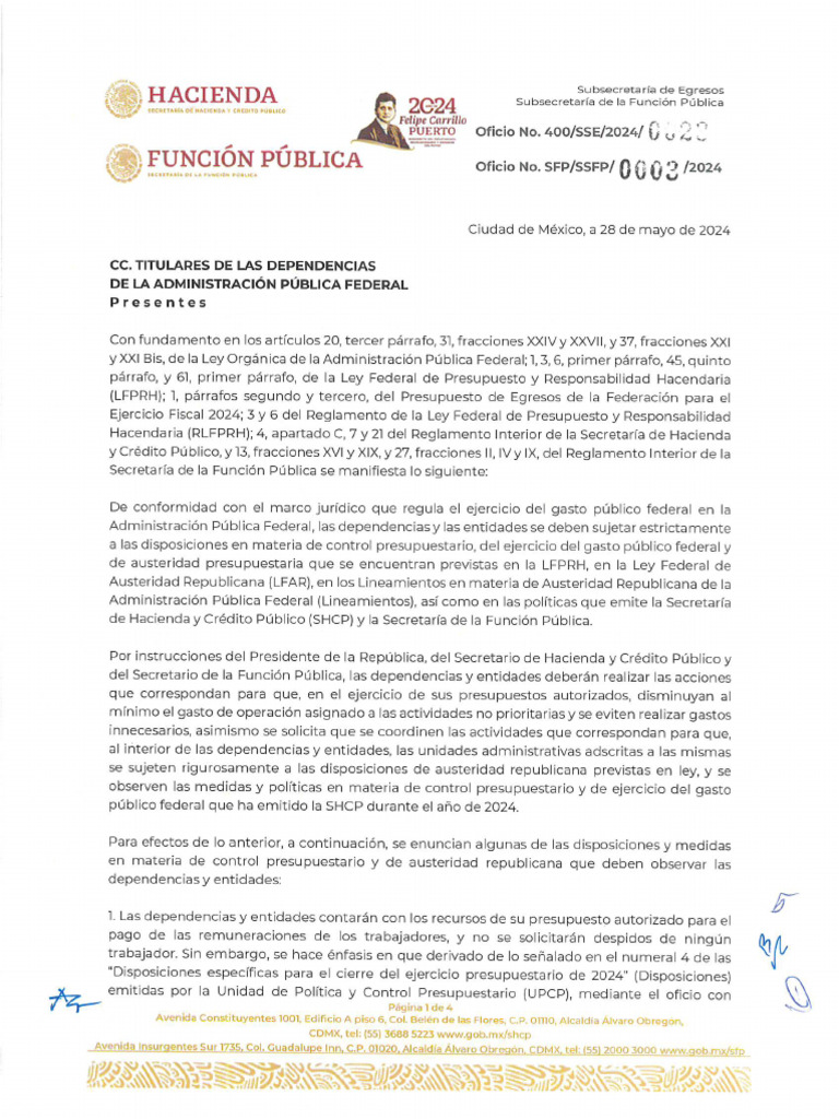 400 - Sse - 2024 - 0023 y SFP - SSFP - 0003 - 2024 | PDF