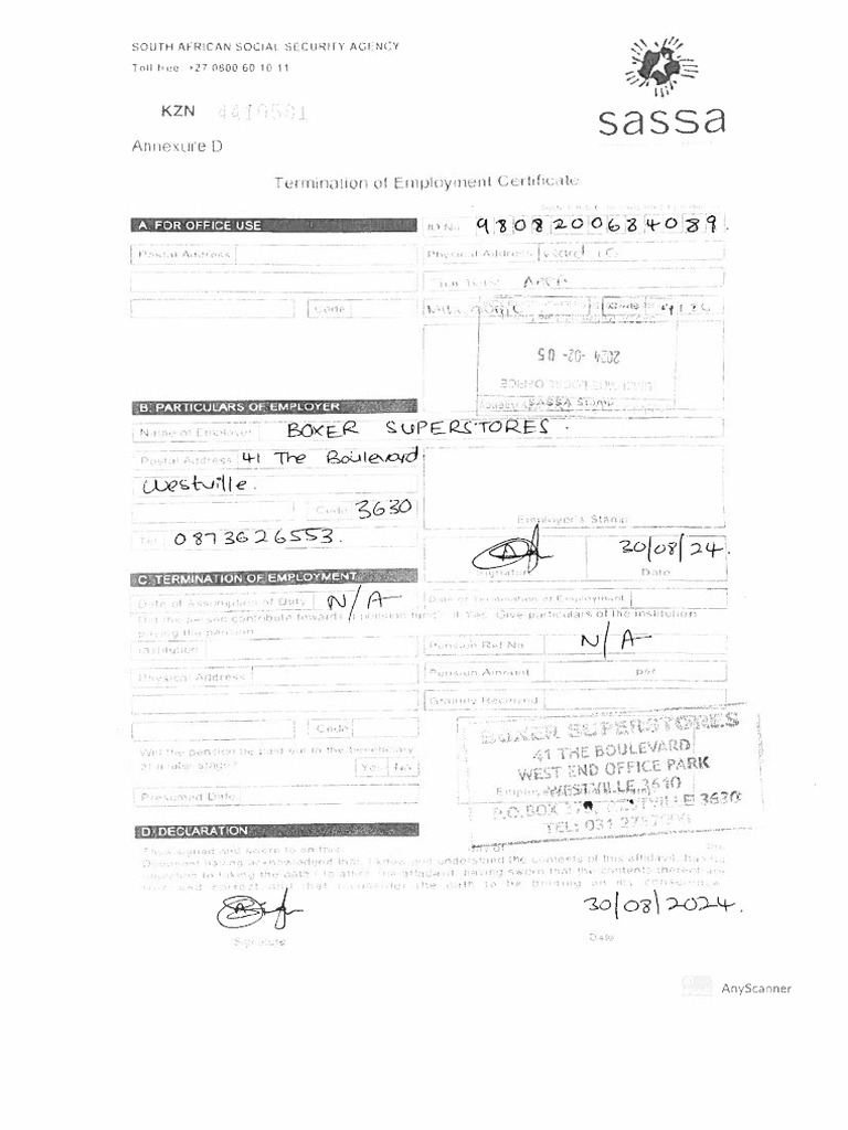 SASSA | PDF