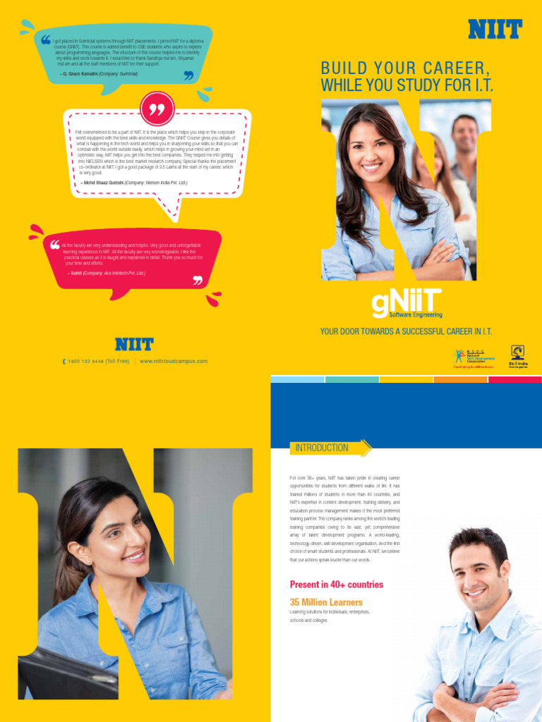 NIIT - GNIIT Brochure | PDF