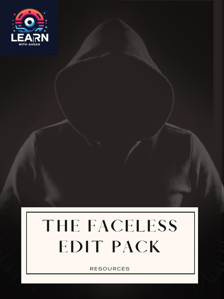 Faceless Edit Pack Resources | PDF | Teaching Methods & Materials ...