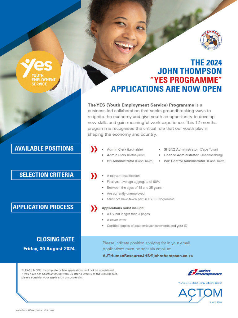 ACTOM JT YES PROGRAMME POSTER AUG 2024 v5 | PDF