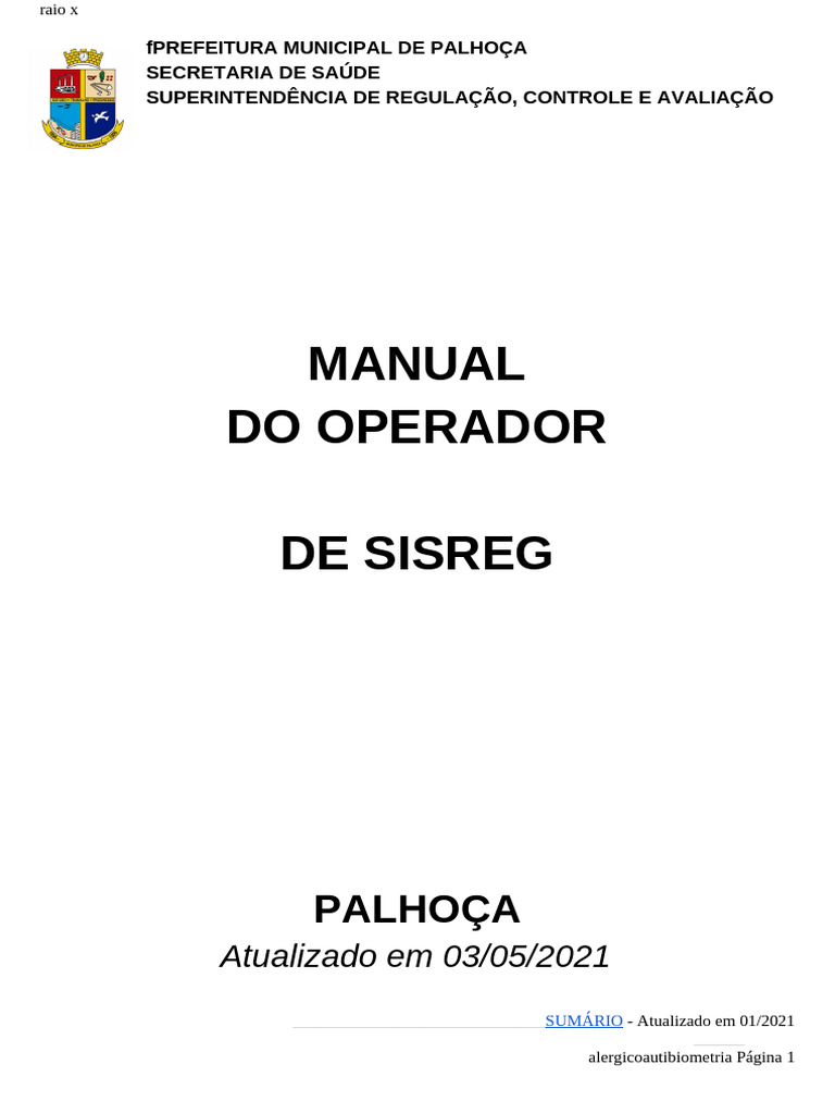 Manual Sisreg PH | PDF