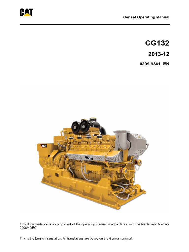 03.01.01 Operating Manual CG132 0299 9881 - en | PDF