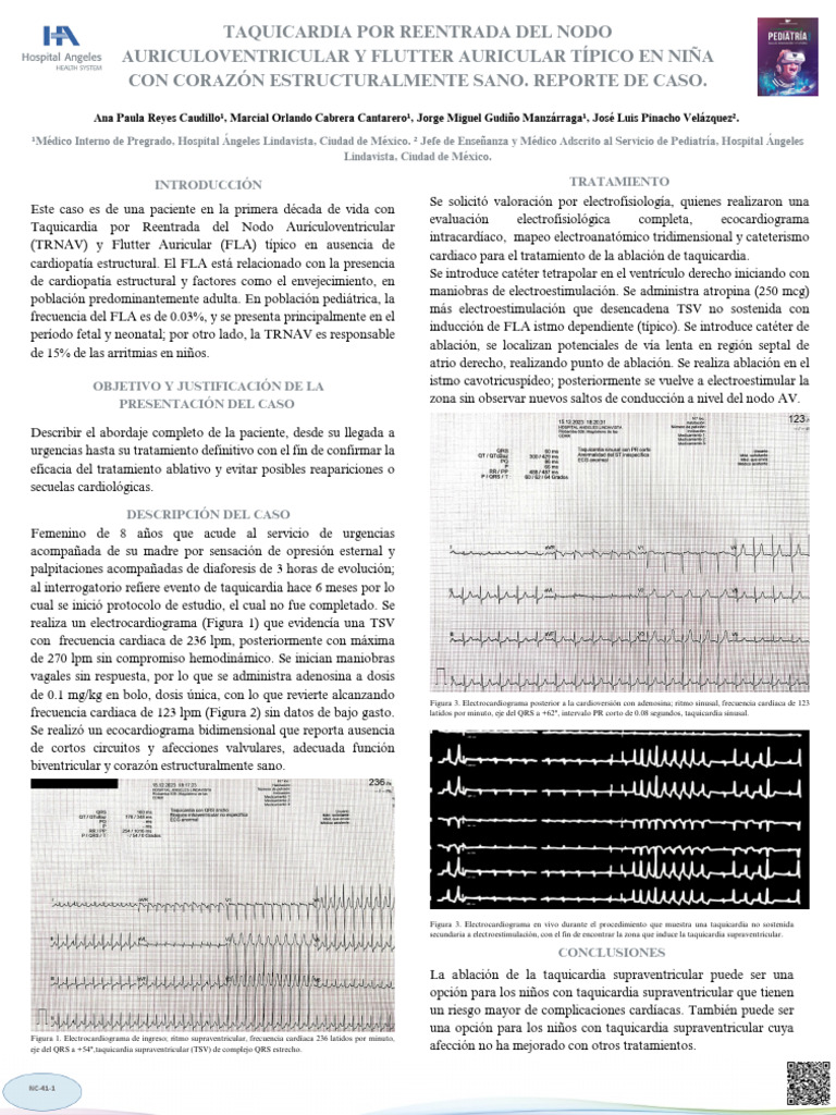 Taquicardia Por Reentrada Del Nodo Auriculoventricular y Flitter ...