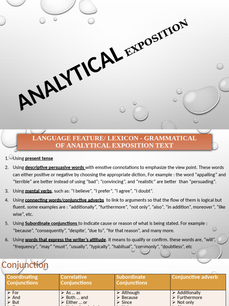 Analytical Exposition | PDF