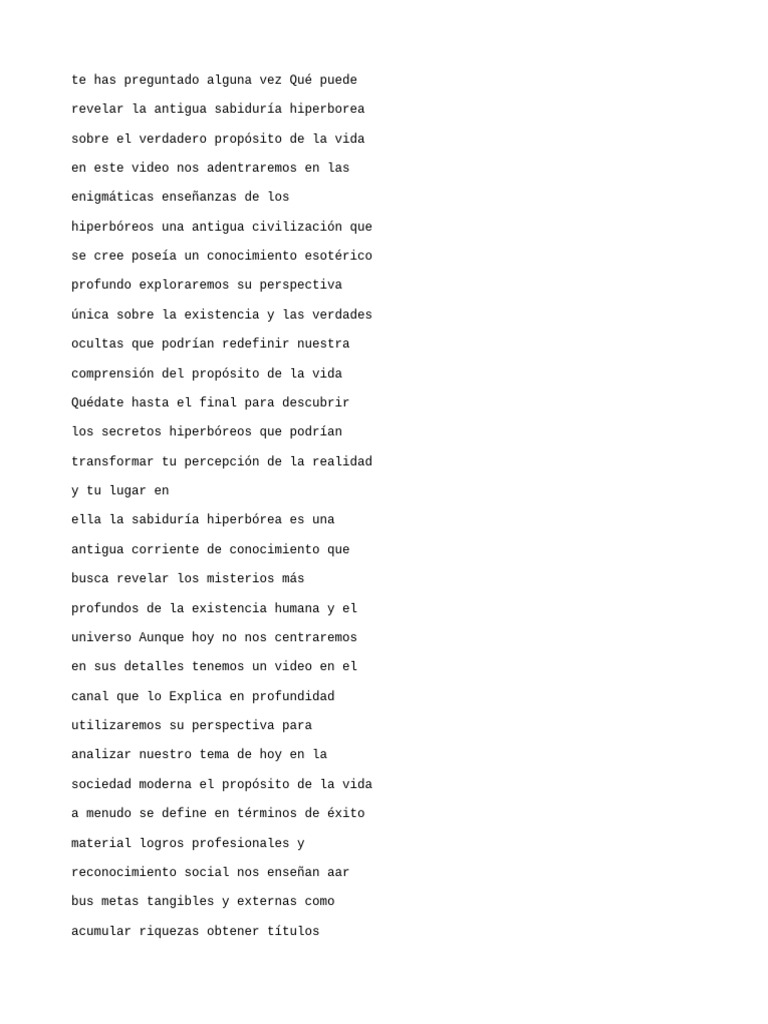 (Spanish (Auto-Generated) ) El Propósito de La Vida Según La Sabiduría ...