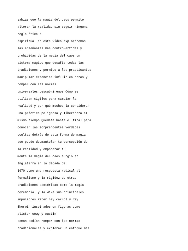 (Spanish (Auto-Generated) ) Las Enseñanzas PROHIBIDAS de La MAGIA DEL ...