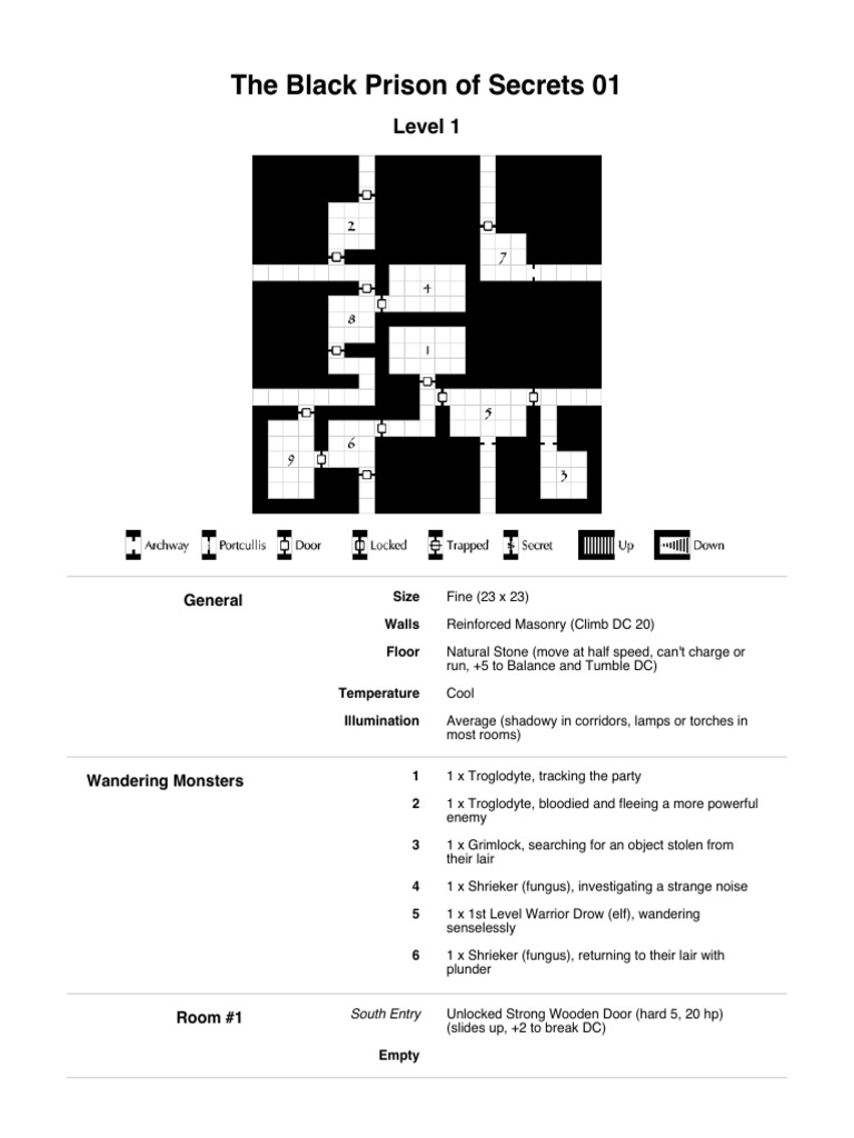 The Black Prison of Secrets 01 | PDF