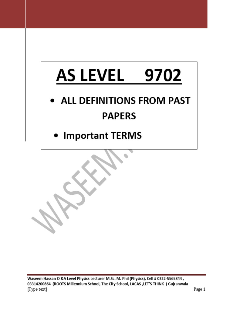 ALL Definitions | PDF