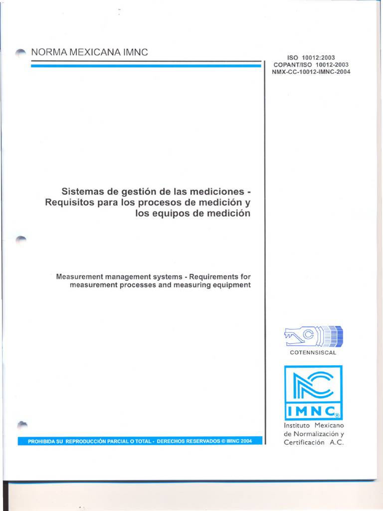 NMX CC 100120001 | PDF