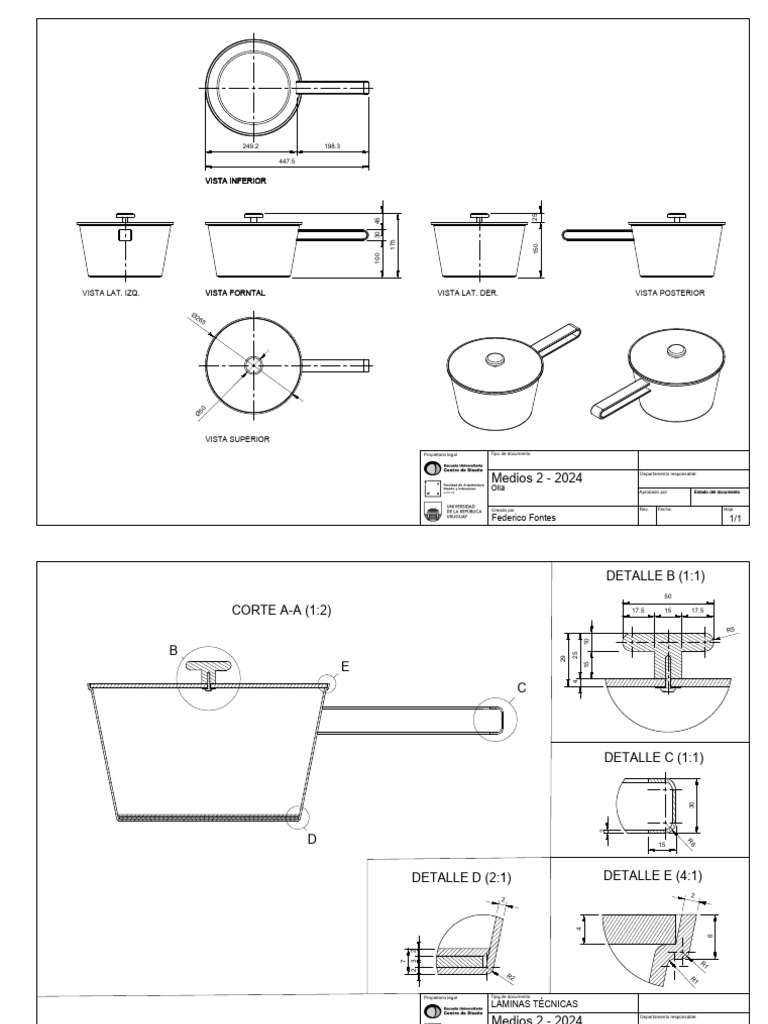 Ejercicio 2 Olla Dibujo | PDF