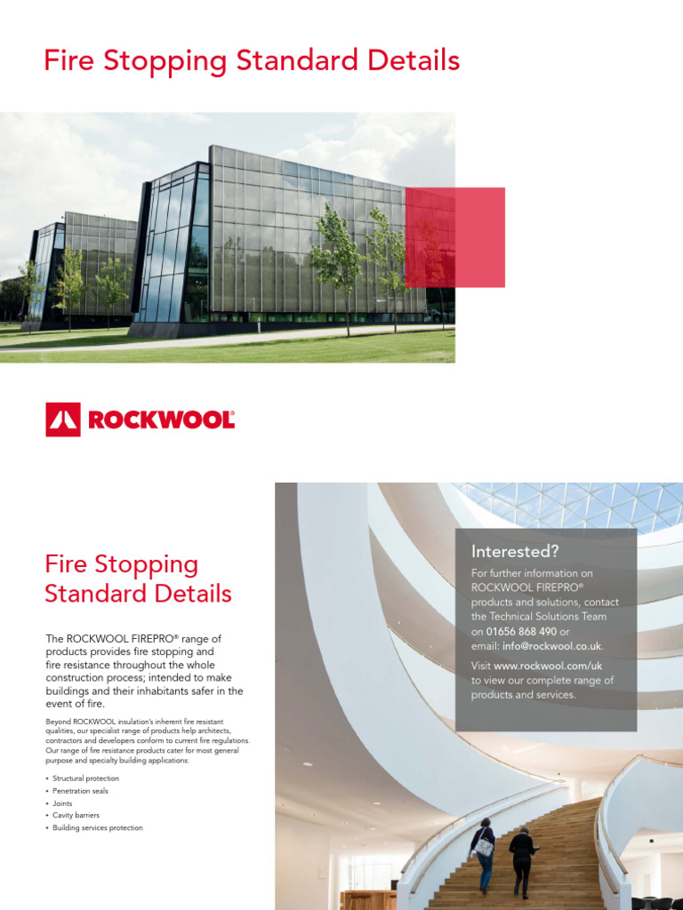 Firestopping Standard Details Guide - 22mb | PDF