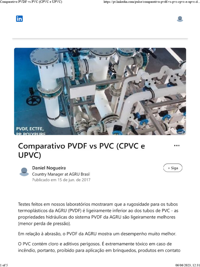 PVDF vs PVC: Key Comparisons | PDF