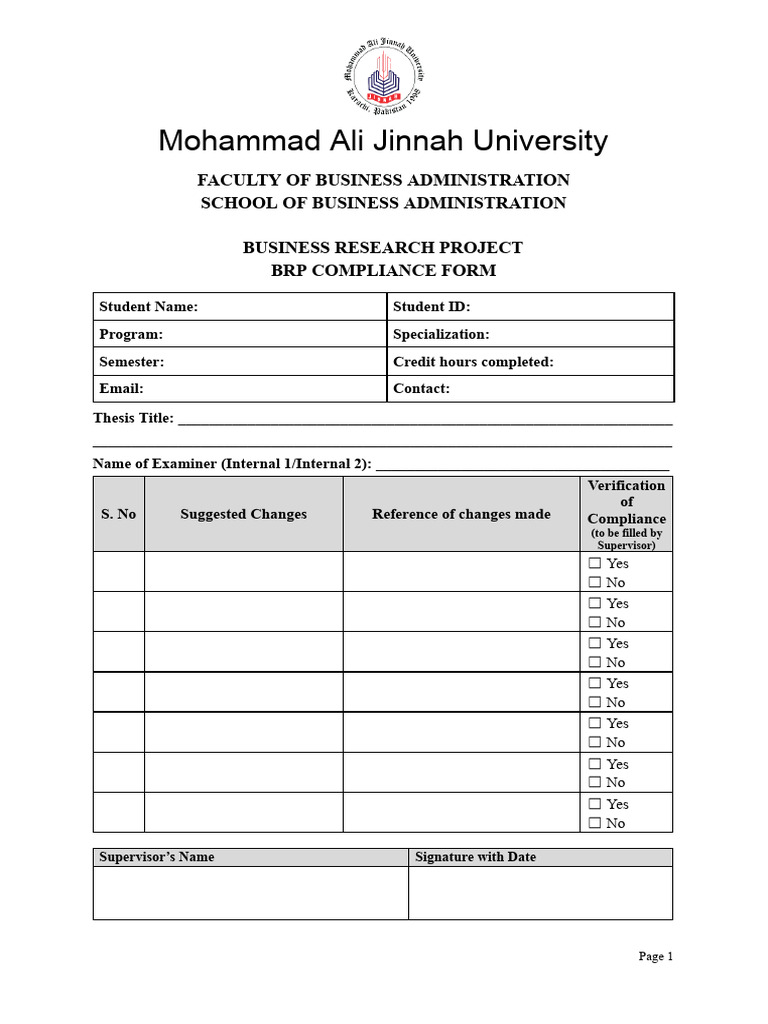 BRP Compliance Form-1-.docx | PDF