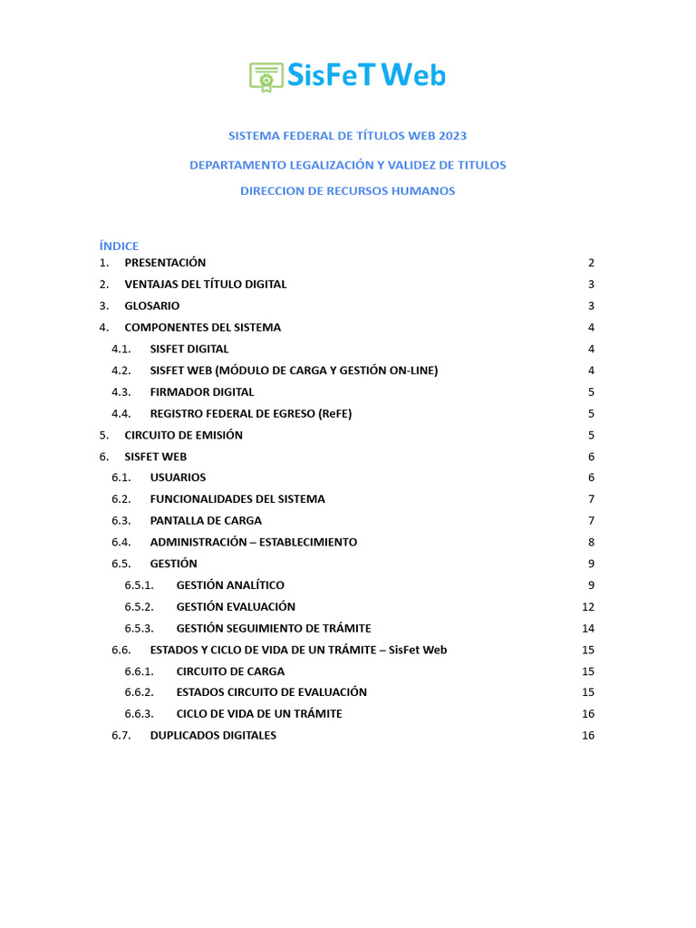 Instructivo Sisfet Web - Titulo Digital | PDF | Documento de identidad | Finanzas y dinero