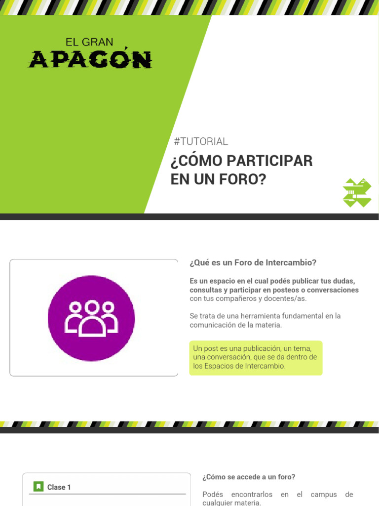 Tutorial - Cómo Participar en Un Foro | PDF