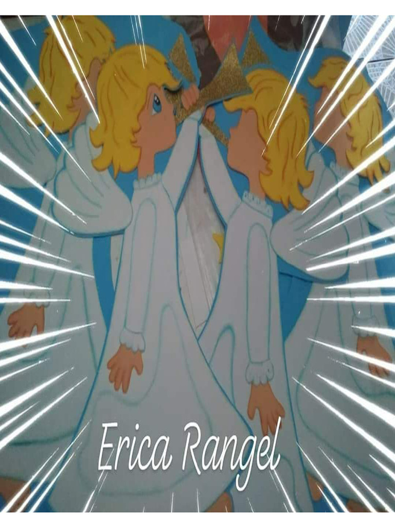 Molde Anjo Com Trombeta - . Erica Rangel | PDF
