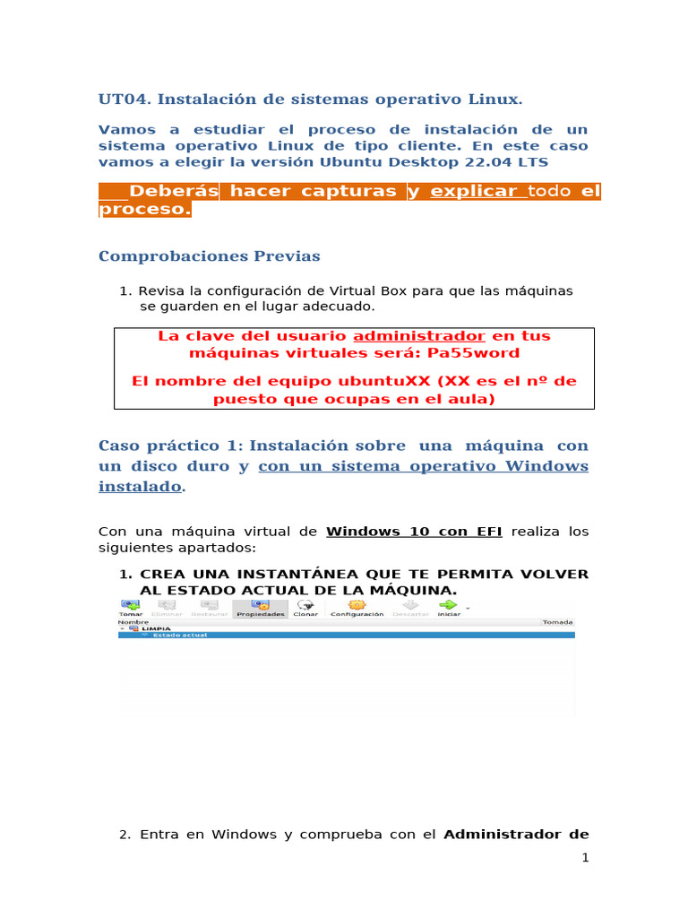 UT4 Practicas | PDF