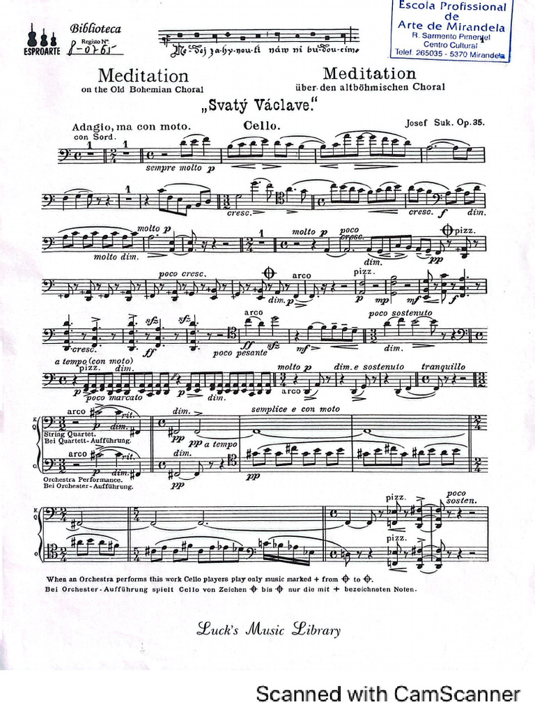 Suk Cello | PDF