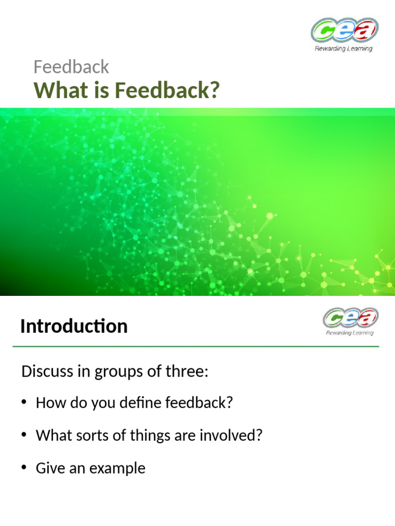 Presentation 1_ What is Feedback_ | PDF