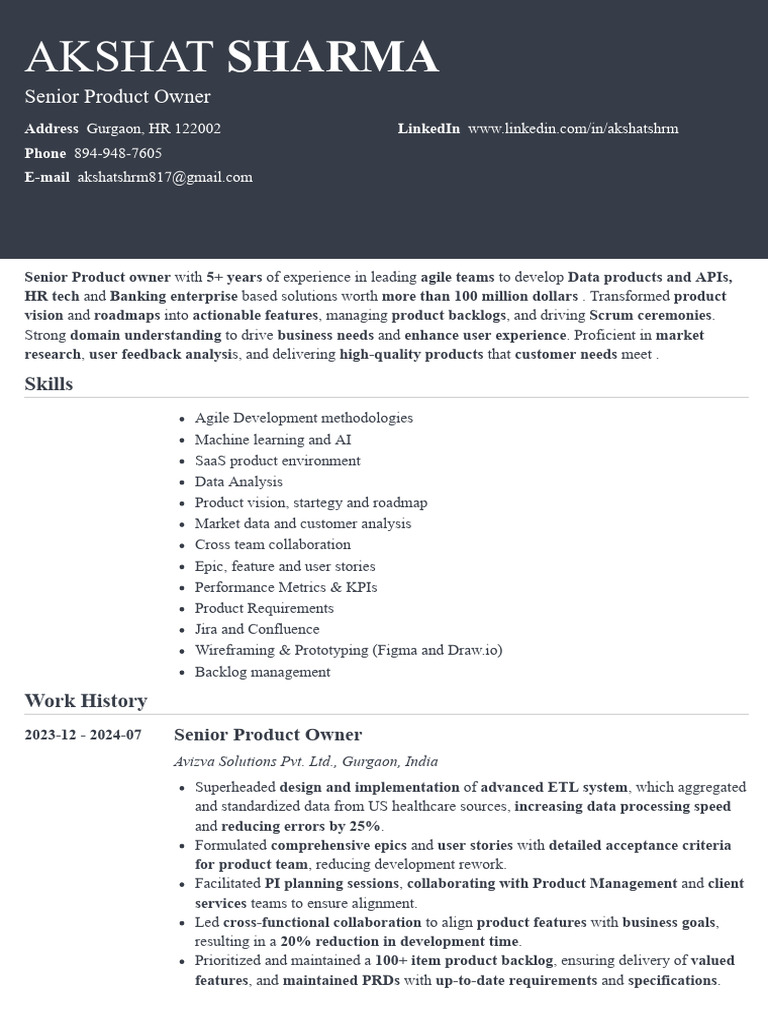 AKSHAT SHARMA Resume | PDF