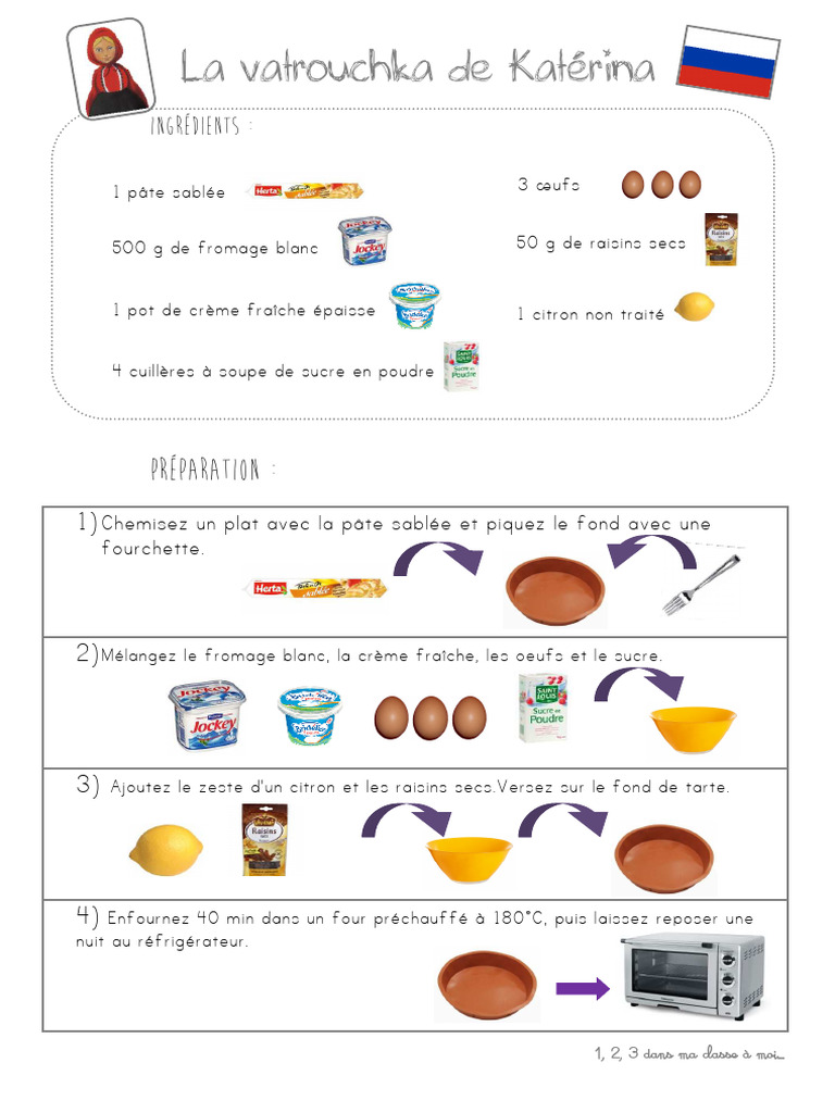 La Vatrouchka de Katerina | PDF