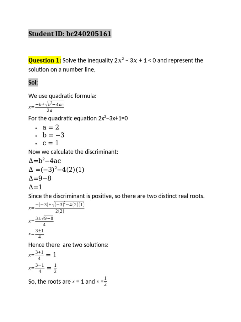Math Assignment 1 Pdf