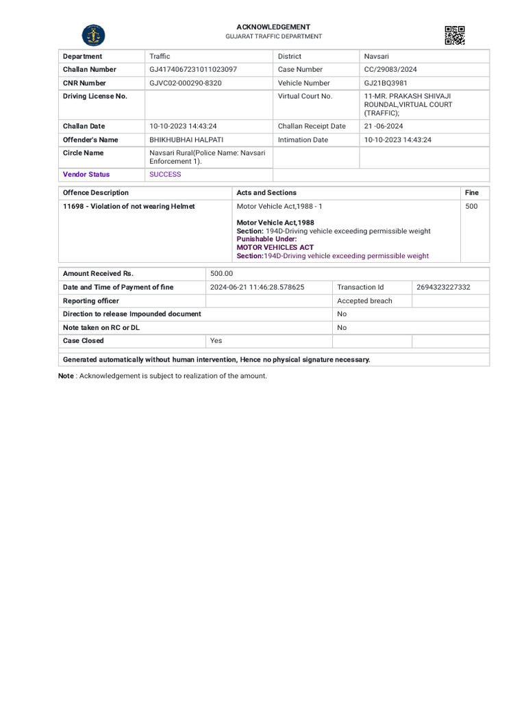 Virtual Court - Home | PDF