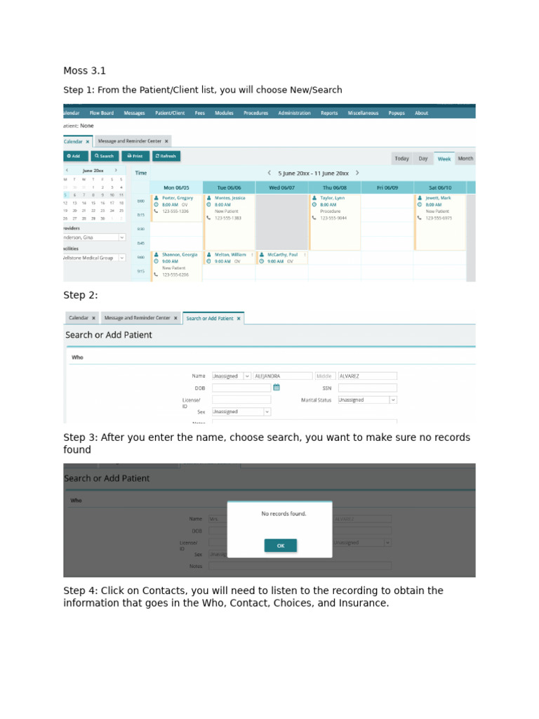 MOSS 3.1 Instructions | PDF