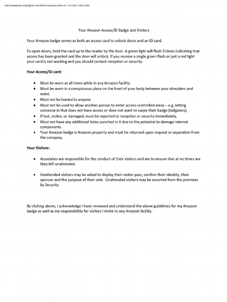 Badge Use Agreement | PDF
