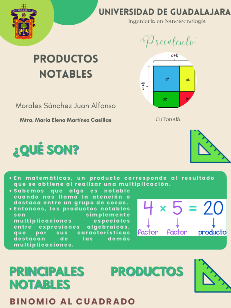 Productos Notables | PDF
