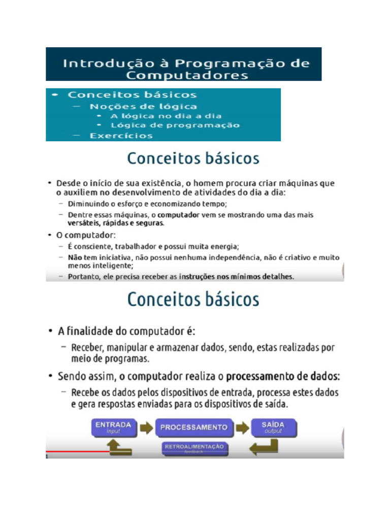 Introducao a programacao | PDF