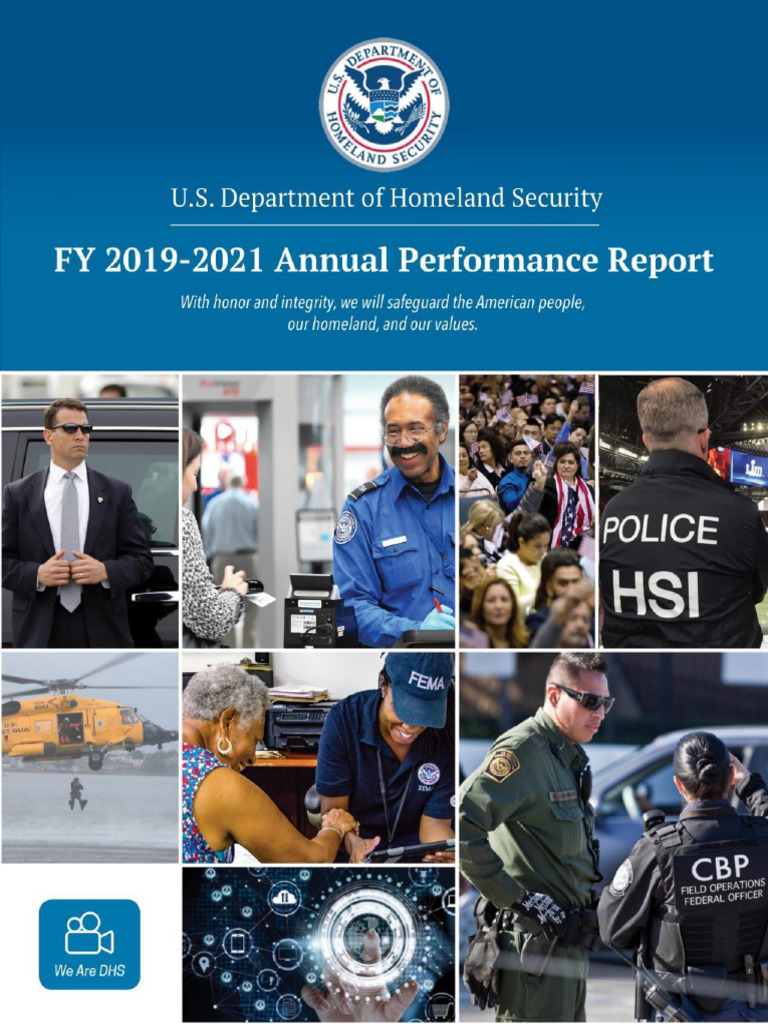 Dhs Fy 2019-2021 Apr Final | PDF | U.S. Customs And Border Protection ...